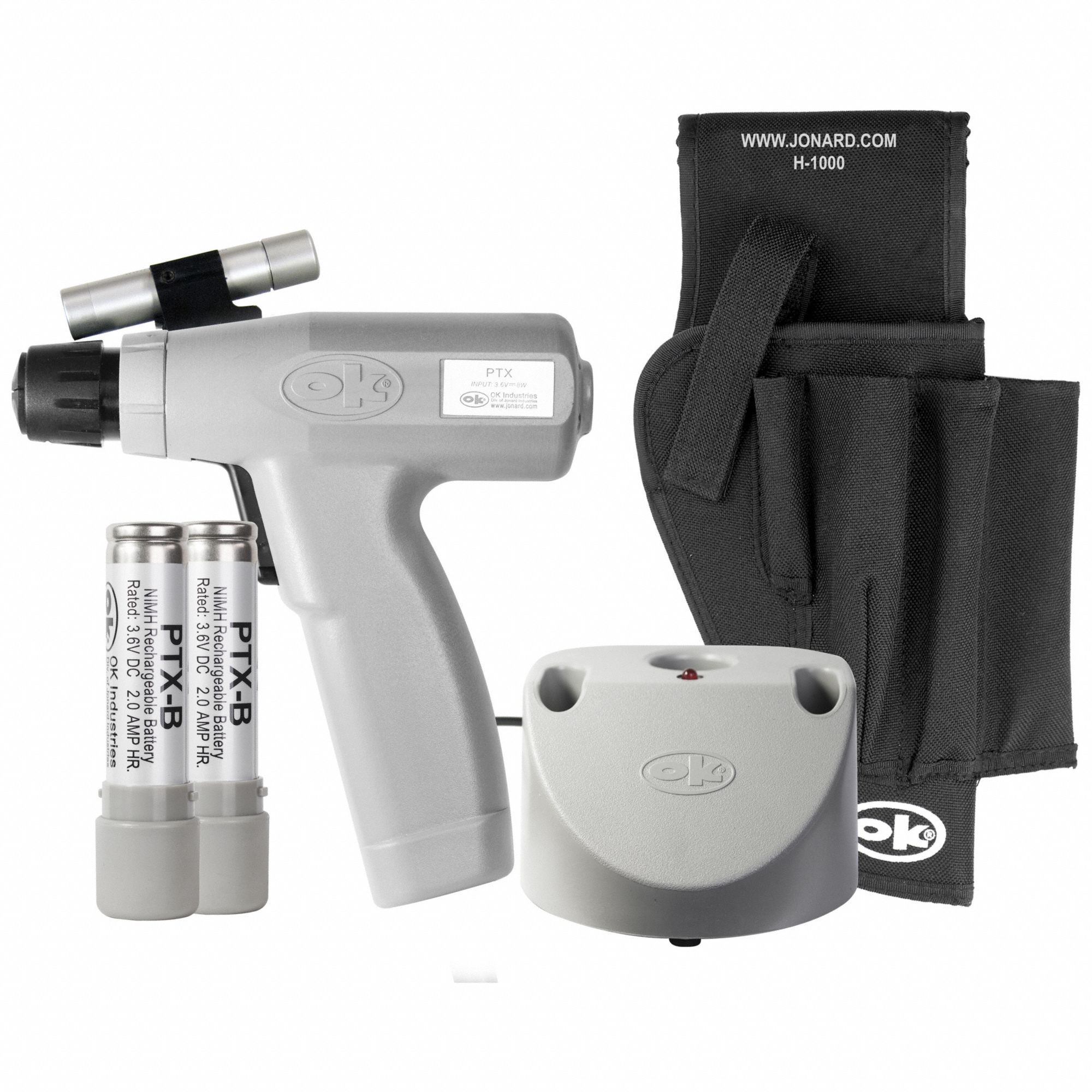 OK INDUSTRIES, 3.6 V NiMH Battery, 32 to 18 AWG, Cordless Wrap/Unwrap ...