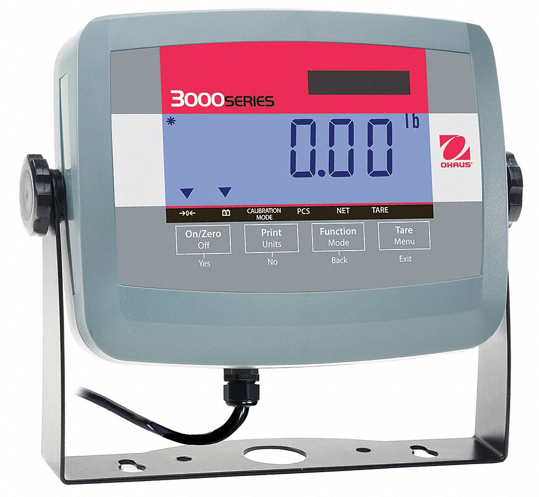 OHAUS, VX32XW5000L-US, 6 1/2 in Overall Ht, Scale Remote Display ...