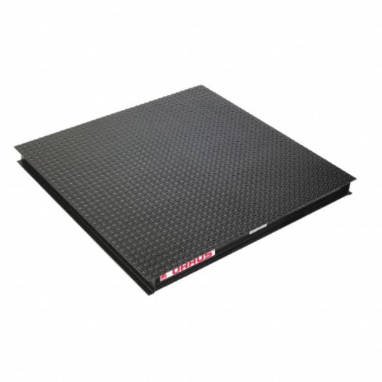 OHAUS, 10,000 lb Wt Capacity, 60 in Weighing Surface Dp, Platform Floor ...