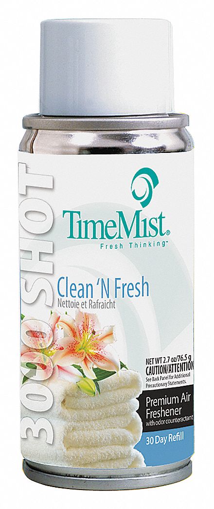 TIMEMIST Metered Air Freshener Refill: TimeMist®, 3 oz Container Size ...
