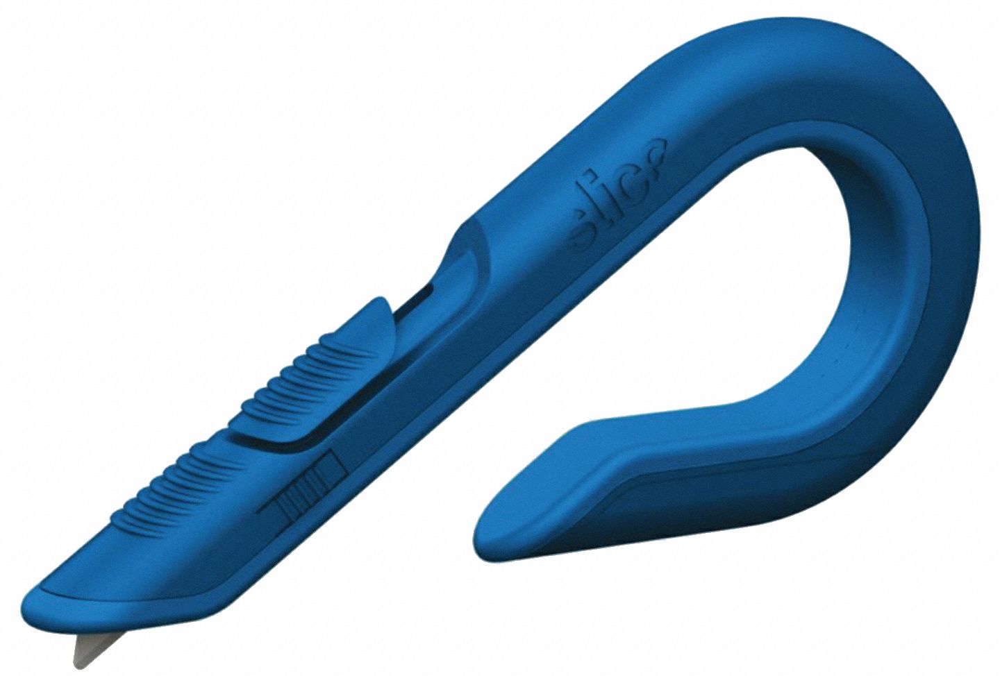 Box Cutter, Turquoise, Metal, 6 1/2 in Overall Length, Number of Blades ...