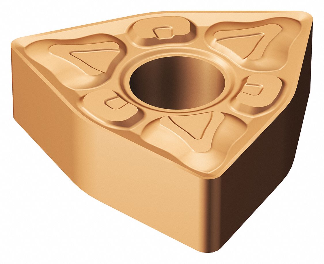 SANDVIK COROMANT, 0.500 in Inscribed Circle, Neutral, Turning Insert ...