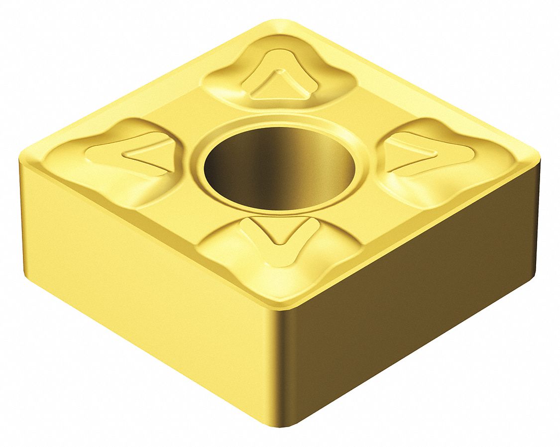 SANDVIK COROMANT, 0.500 in Inscribed Circle, Neutral, Turning Insert ...