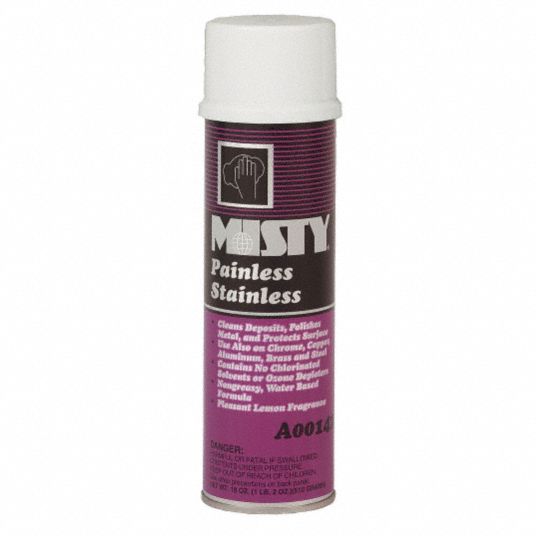 MISTY Cleaner: Aerosol Spray Can, 18 oz Container Size, Ready to Use ...