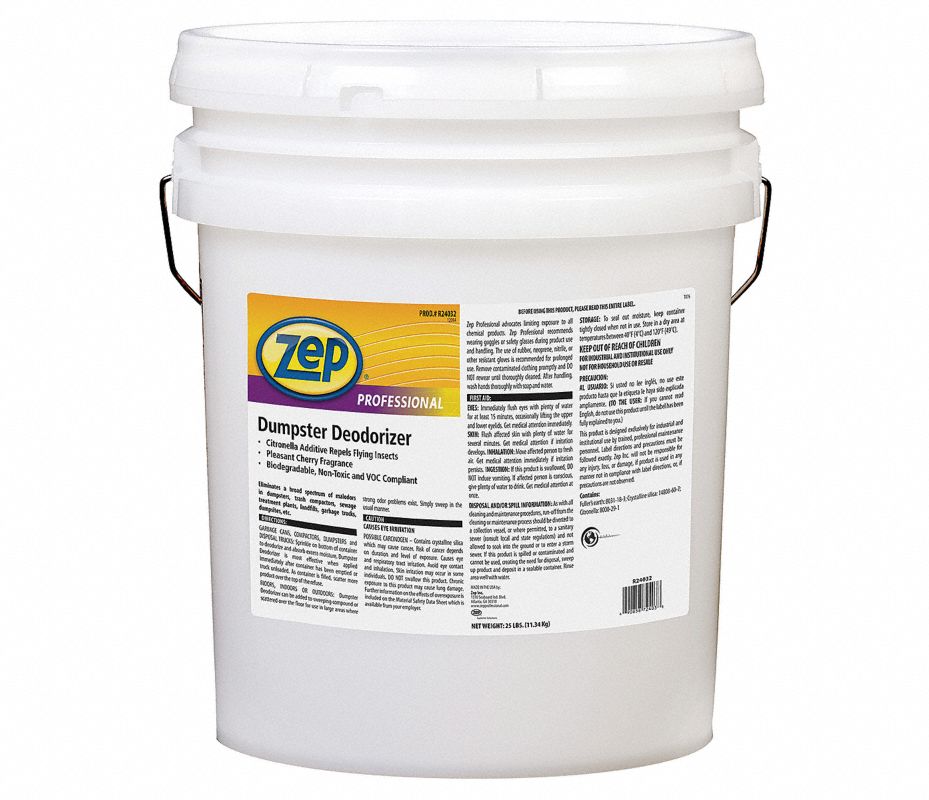 ZEP PROFESSIONAL Desodorizante marca ZEP PROFESSIONAL, 25 lb., Cereza ...