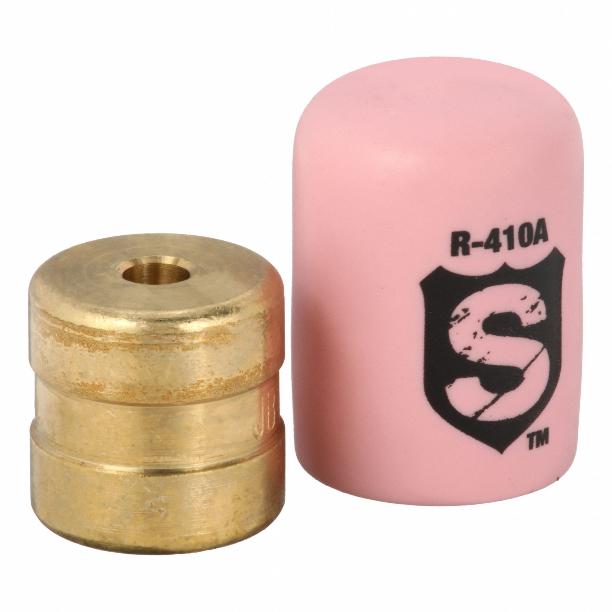 JB INDUSTRIES, Brass, 1/4 in Connection, Refrigerant Locking Cap ...