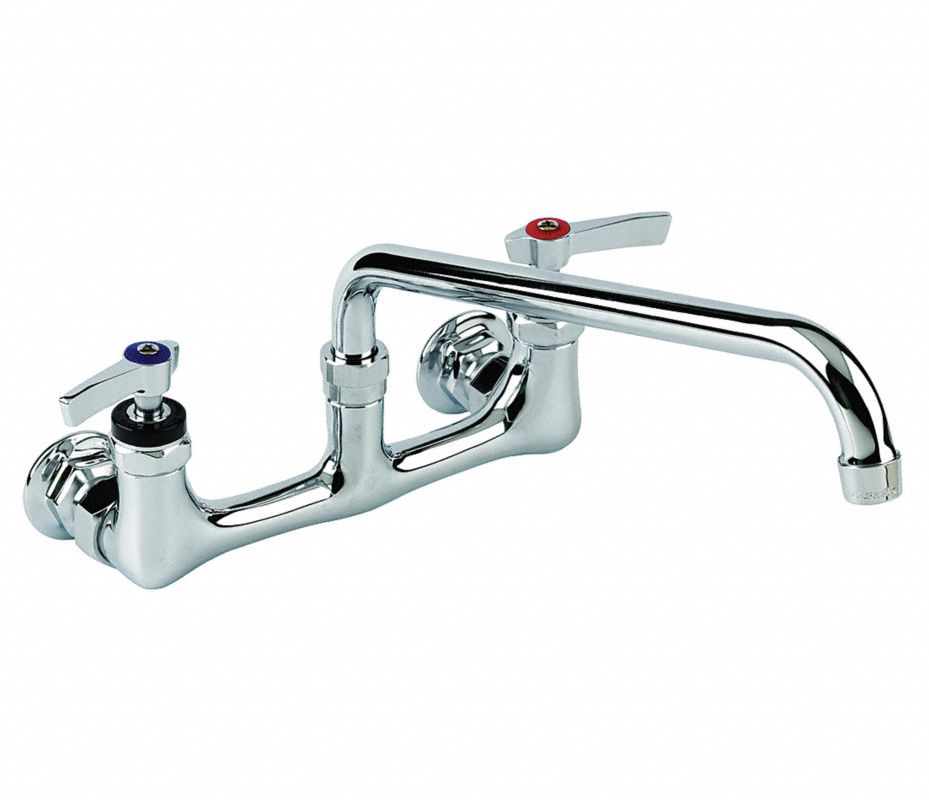 ENCORE Grifo,Latón,Cromado,Pared,5plg,9,2.2 gpm - Grifos para Cocina y ...