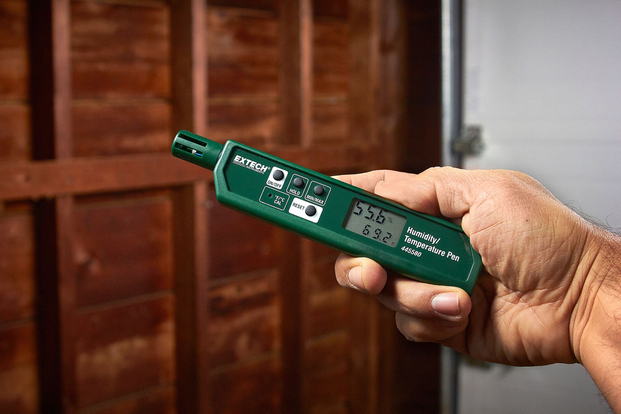 EXTECH Temperature Humidity Meter: Onboard, Without Data Logging, 10% ...