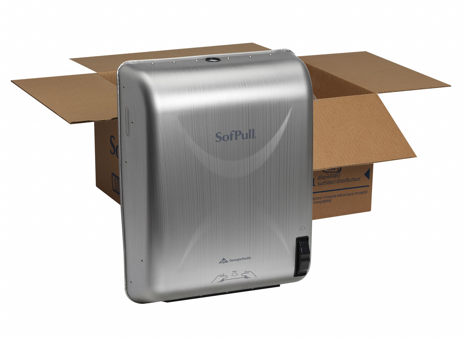 GEORGIA-PACIFIC Paper Towel Dispenser, SofPull®, (1) Roll, Manual ...