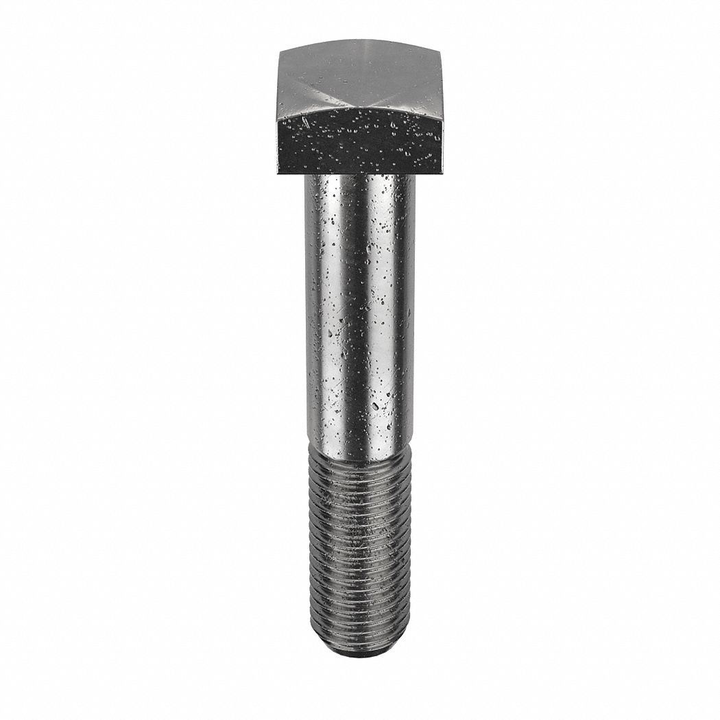 Steel, Grade 5, Square Head Bolt - 20J098|291275G1 - Grainger