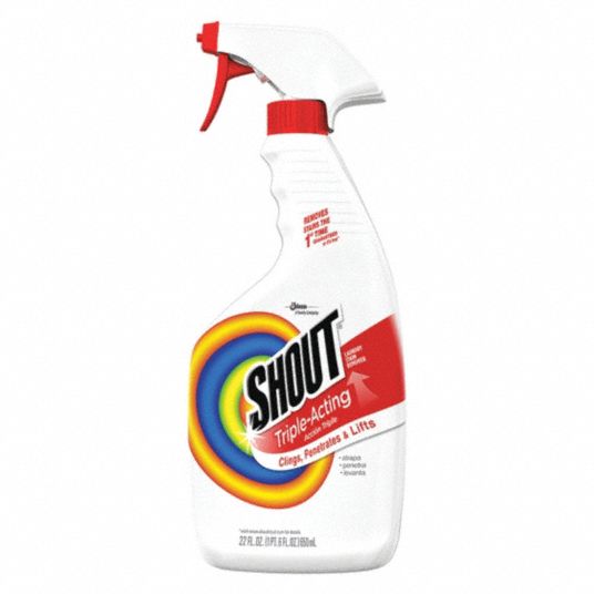 SHOUT, Trigger Spray Bottle, 22 oz, Fabric Stain Remover - 20J188 ...