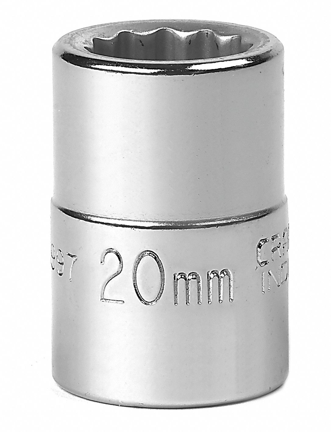 Socket, 3/4 in Drive Size, Chrome Finish - Grainger