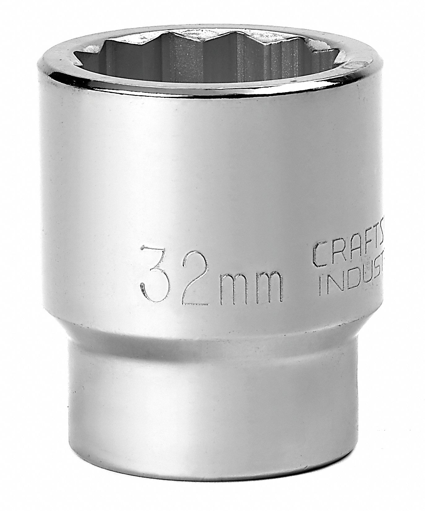 Socket, 3/4 in Drive Size, Chrome Finish - Grainger