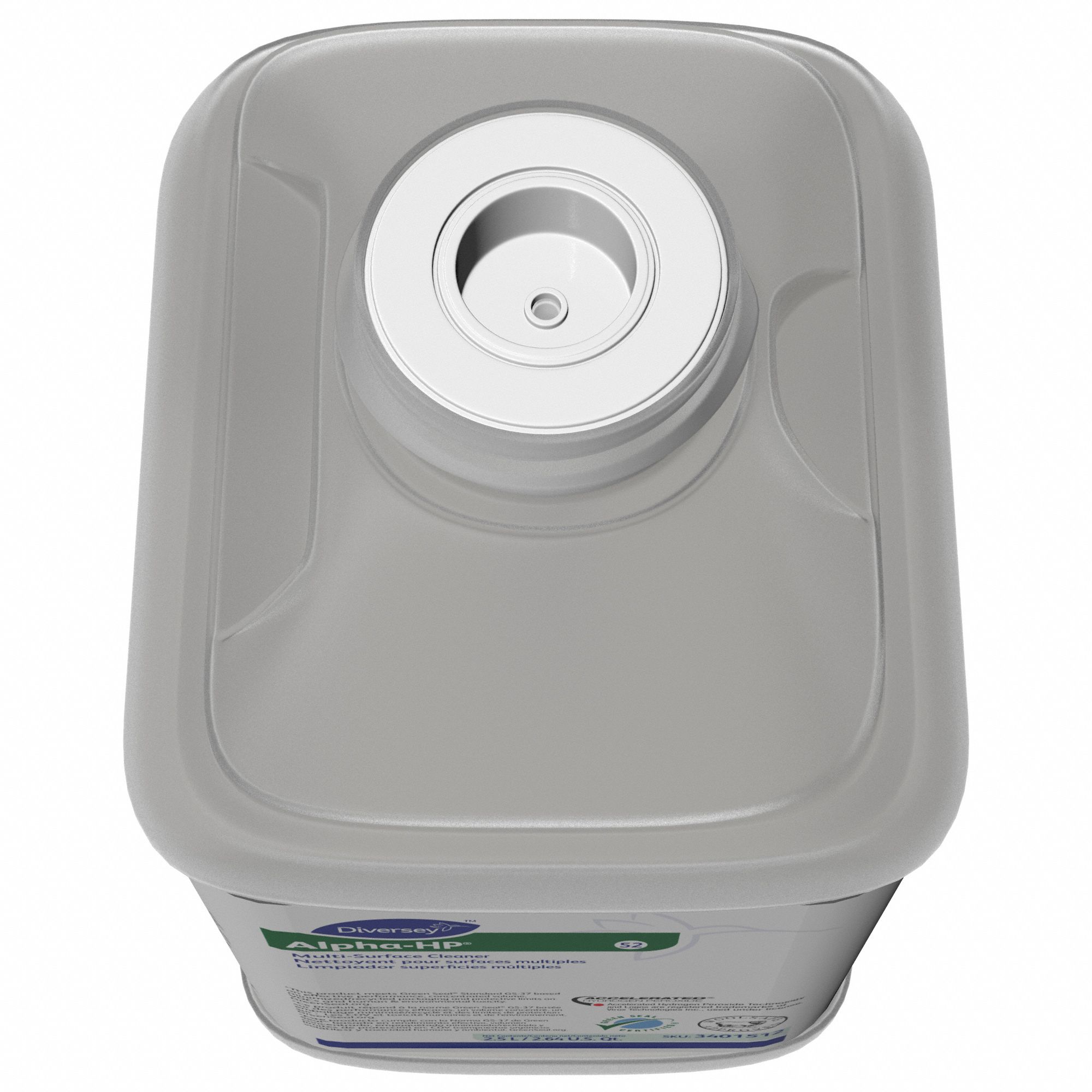 DIVERSEY Multi-Surface Cleaner: Alpha-HP, 52, Fits J-Fill Dispenser ...