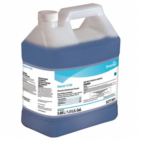 Cleaner and Disinfectant, Jug Container Type, Citrus Fragrance, 1:256 ...