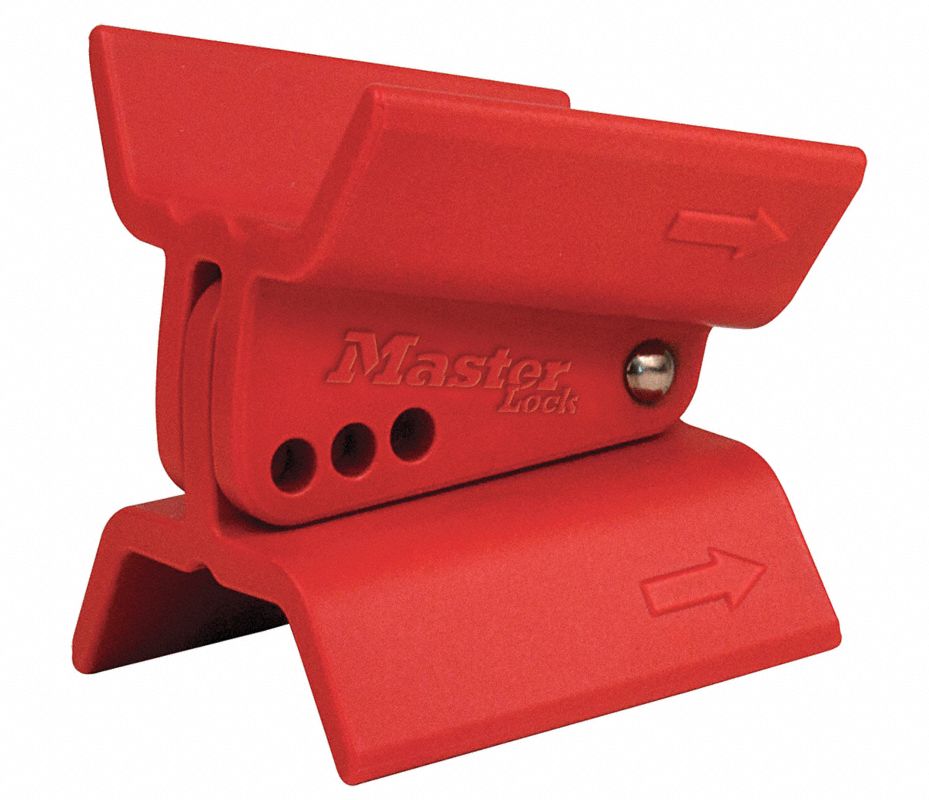 MASTER LOCK Bloqueo de Válvula Mariposa , Termoplástico - Bloqueos de ...