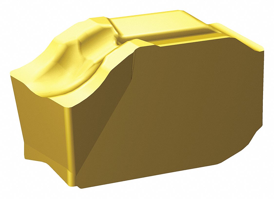 SANDVIK COROMANT, Neutral, 0.007 in Corner Radius, Parting Insert ...