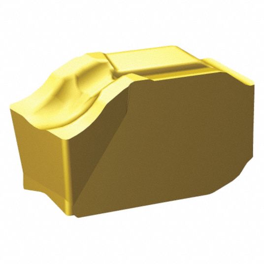 SANDVIK COROMANT, Neutral, 0.007 in Corner Radius, Parting Insert ...