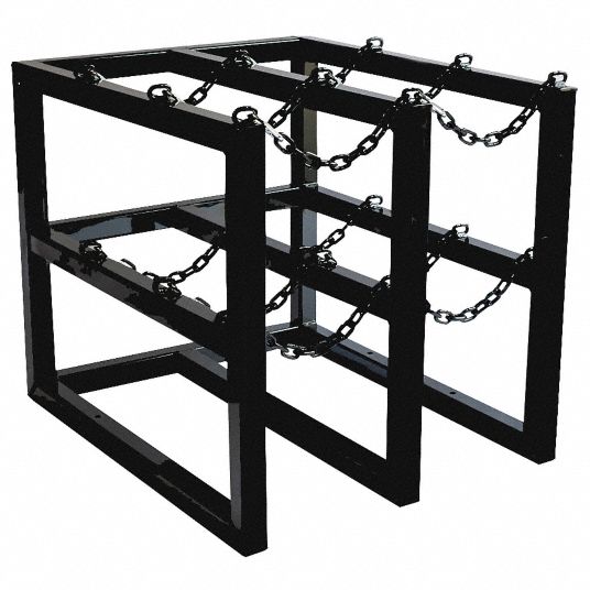 Gas Cylinder Rack,30inWx36inDx30inH - Grainger