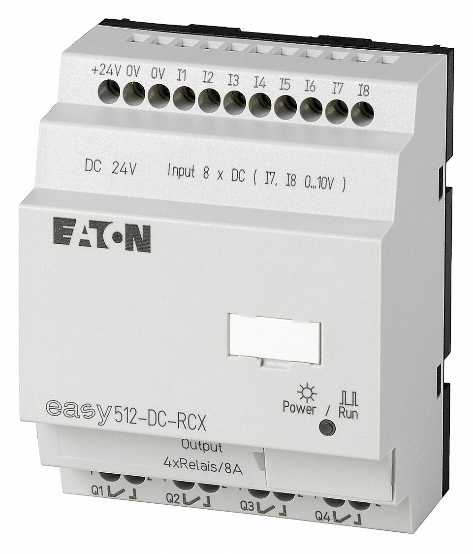Eaton Programmable Relay 20jm09 Easy512 Dc Rcx Grainger