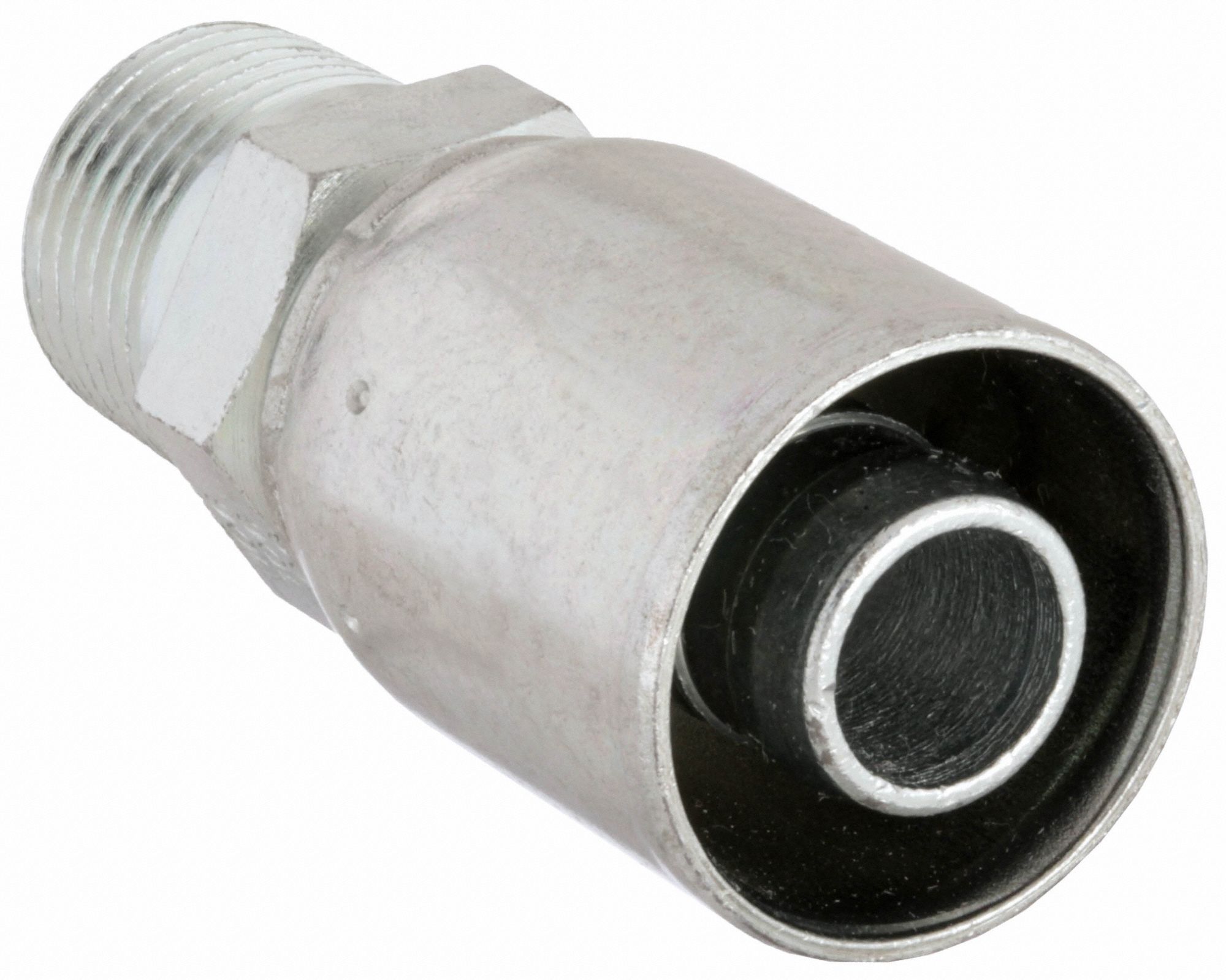 WEATHERHEAD, Steel x Steel, Straight, Hydraulic Crimp Fitting - 20JV47 ...