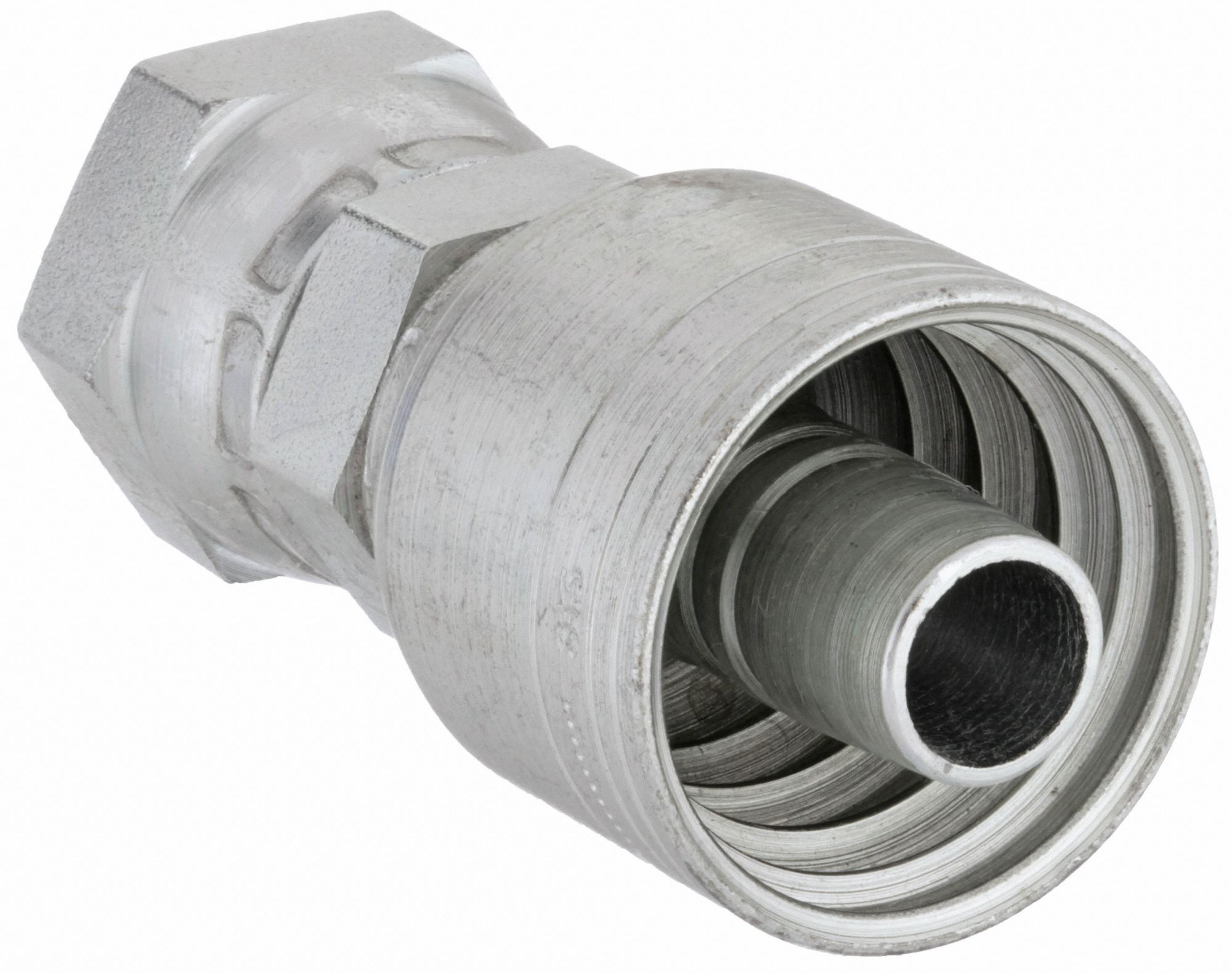 WEATHERHEAD, Steel x Steel, Straight, Hydraulic Crimp Fitting - 20JV90 ...