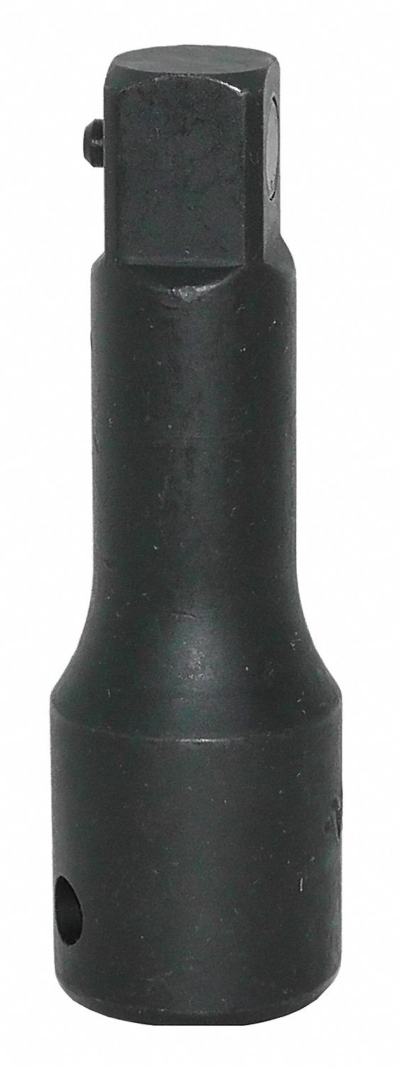 Impact Socket Extension, Black Oxide, Overall Length 3 in - Grainger