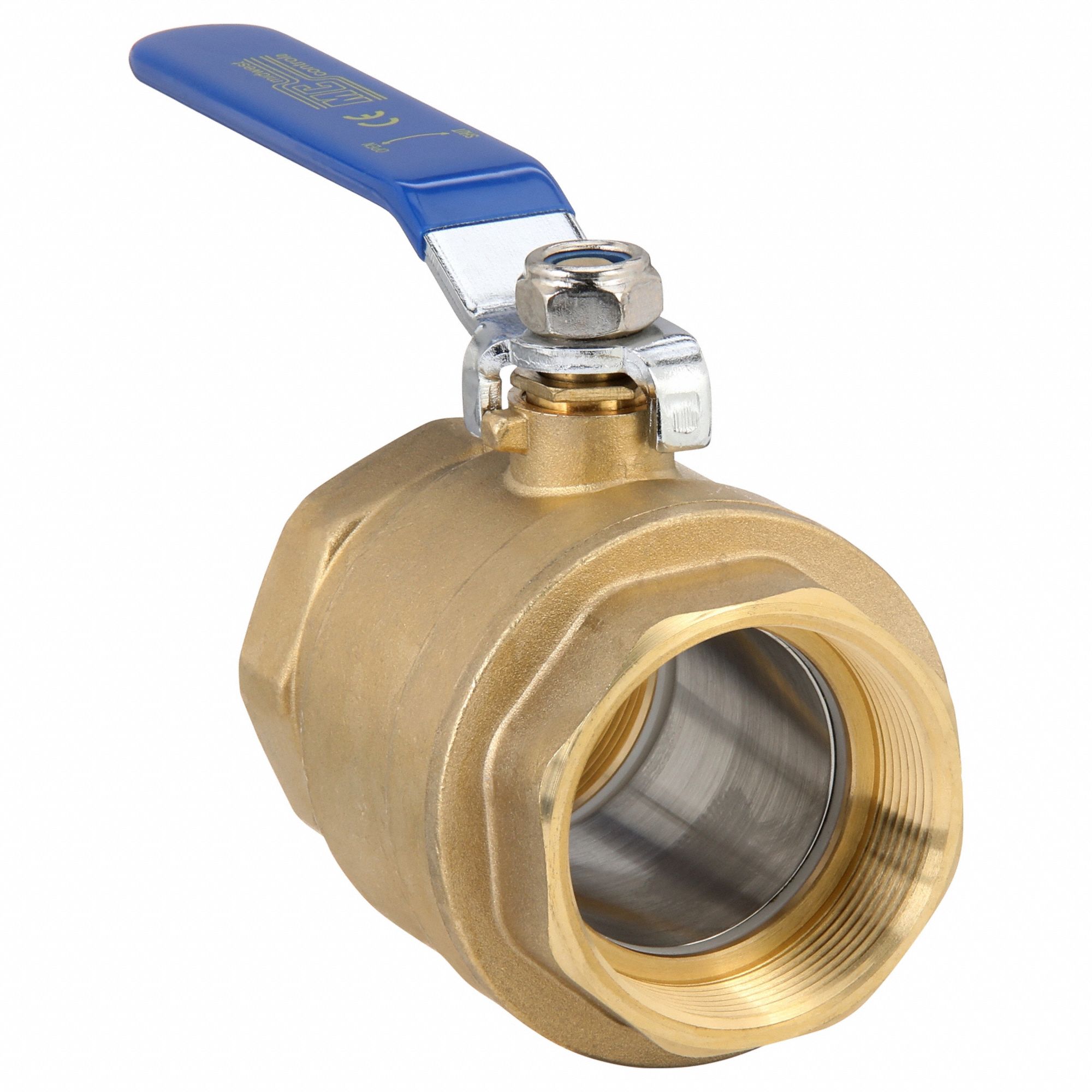 2 in, Brass, Manual Two-Way Ball Valve - 20K879|GG-F600-200 - Grainger