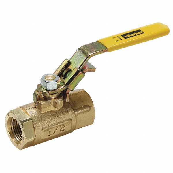 GRAINGER APPROVED Brass FNPT x FNPT Ball Valve, Locking Lever, 1-1/2 ... GRAINGER APPROVED Brass FNPT x FNPT Ball Valve, Locking Lever, 1-1/2 ...