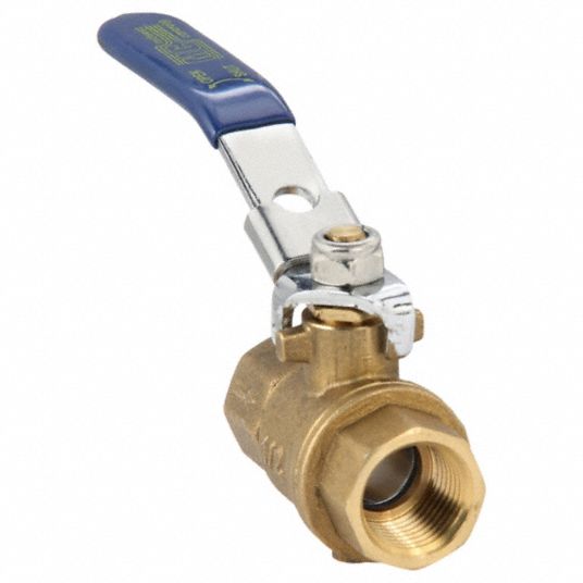 1/2 in, Brass, Manual Two-Way Ball Valve - 20K895|G-ADV-50 - Grainger