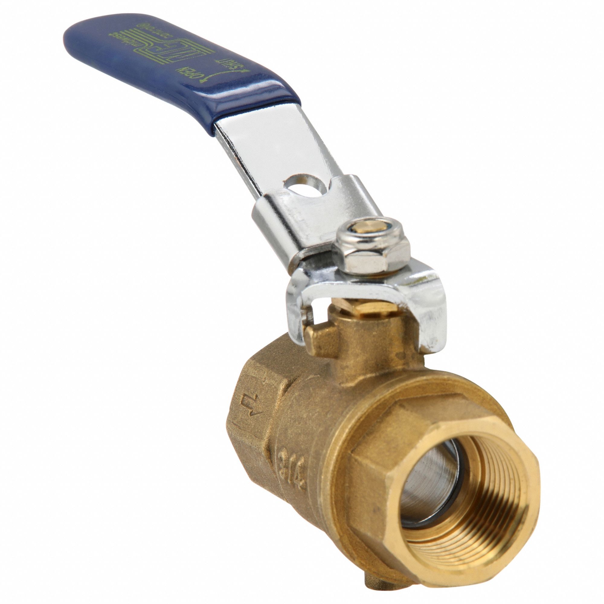 3/4 in, Brass, Manual Two-Way Ball Valve - 20K896|G-ADV-75 - Grainger