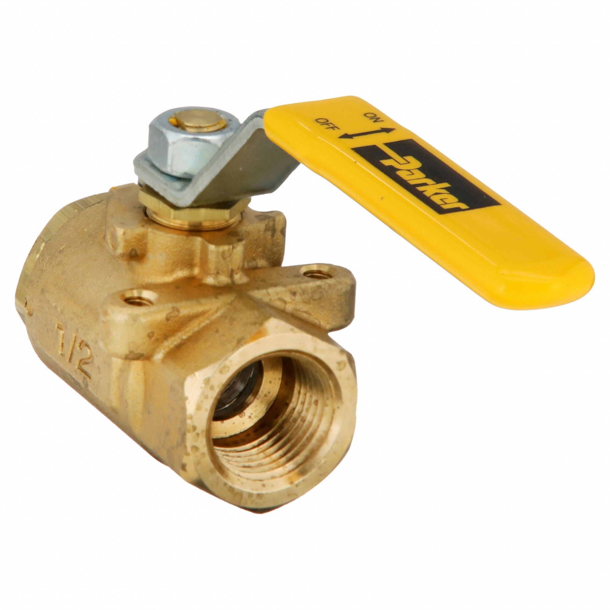 1/2 in, Brass, Manual Two-Way Ball Valve - 20K906|XV502P-8 - Grainger