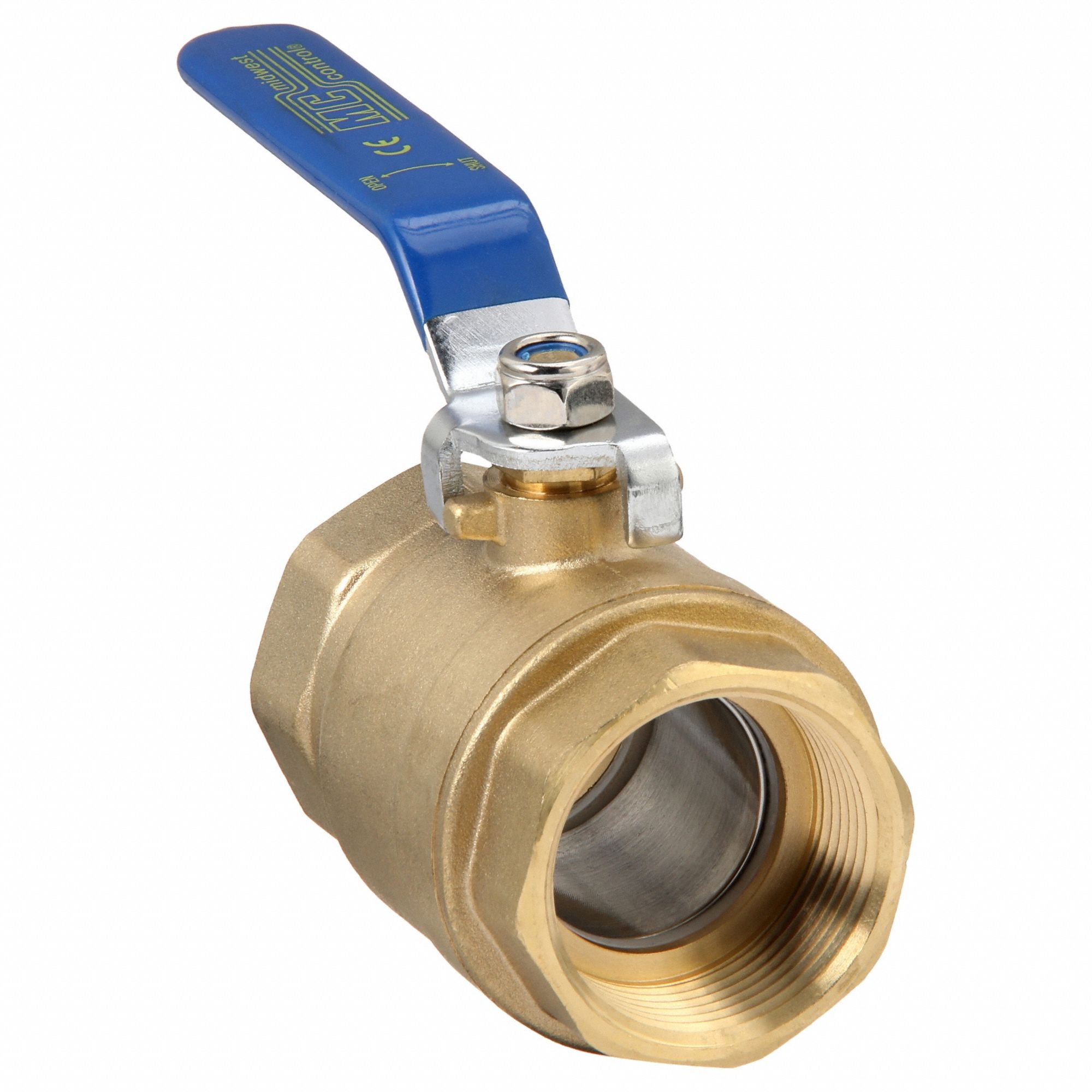 1 1/4 in, Brass, Manual Two-Way Ball Valve - 20K913|G-F600-125 - Grainger