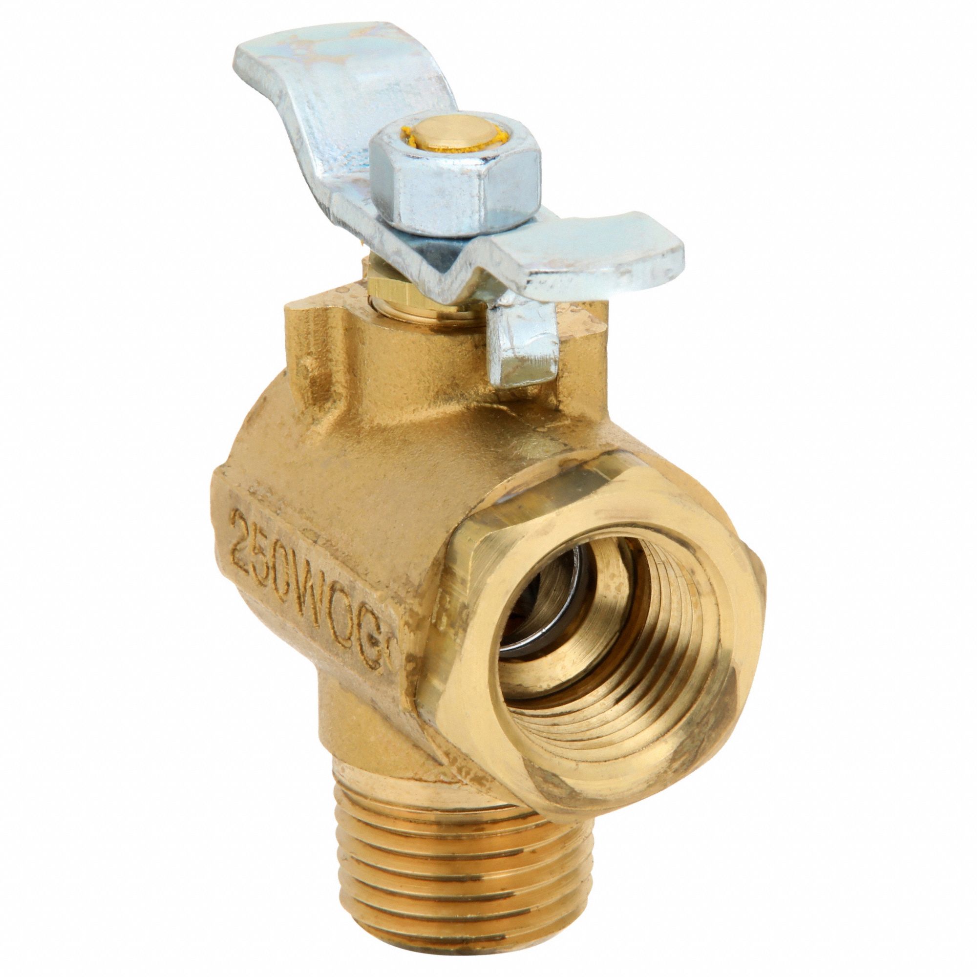 1/2 in, Brass, Manual Two-Way Ball Valve - 20K920|XV590P-8 - Grainger