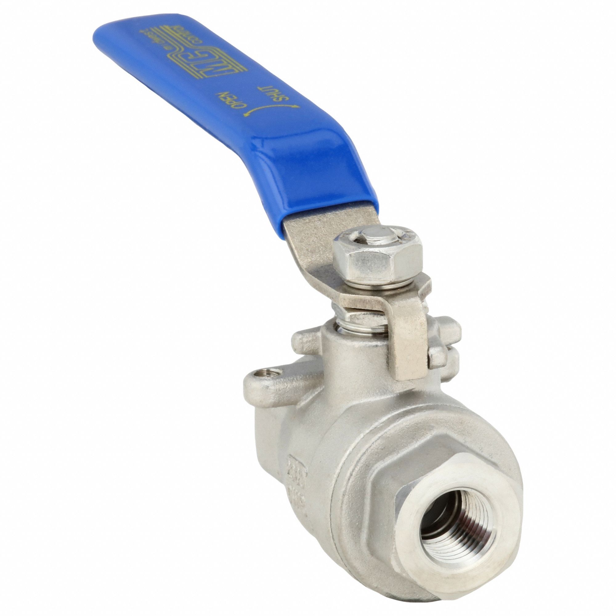 1/4 in, 316 Stainless Steel, Manual Two-Way Ball Valve - 20K938|G-SSV ...