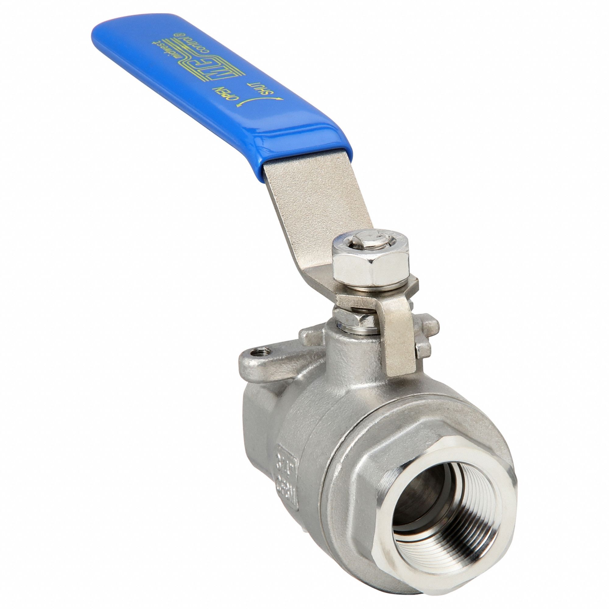 3/4 in, 316 Stainless Steel, Manual Two-Way Ball Valve - 20K947|G-SSV ...