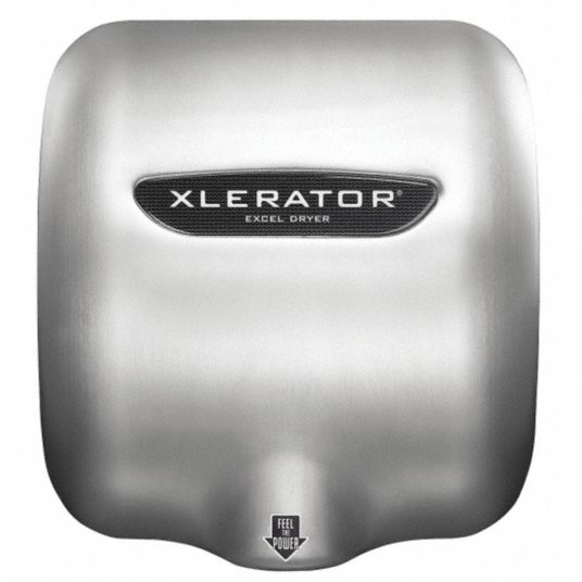 Stainless Steel, Fixed Nozzle, Automatic, Hand Dryer, 277 - Grainger