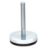 GLIDE RITE, Fixed Stud, 1/2"-13 Thread Size, Male-End Leveling Mount ...