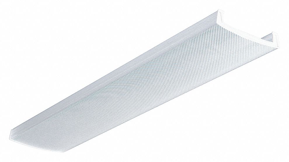 LITHONIA LIGHTING REPLACEMENT WRAPAROUND LENS, LB 2 32M V, 48 IN L, 10 ...