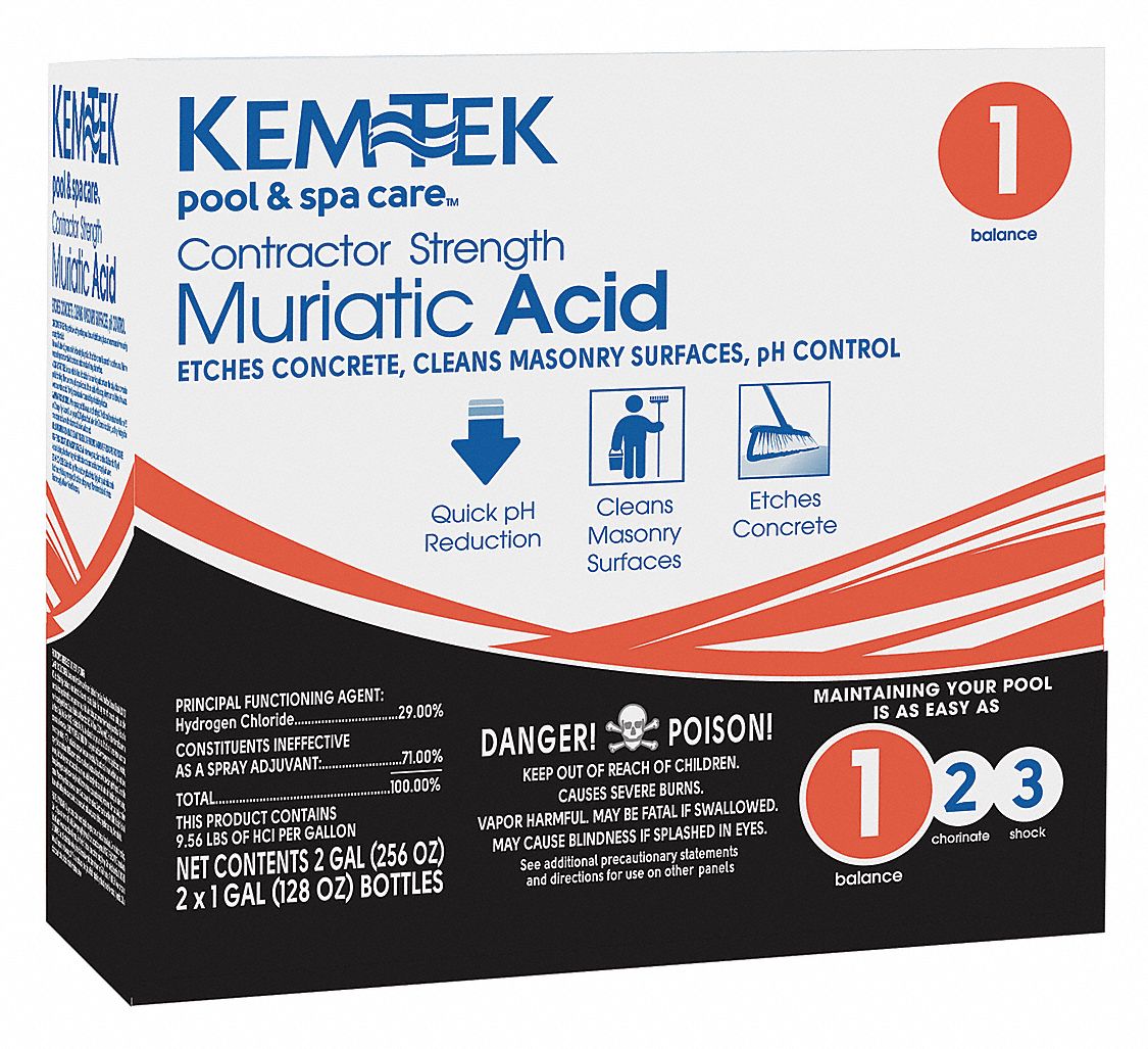 Muriatic Acid, PK 168 - Grainger