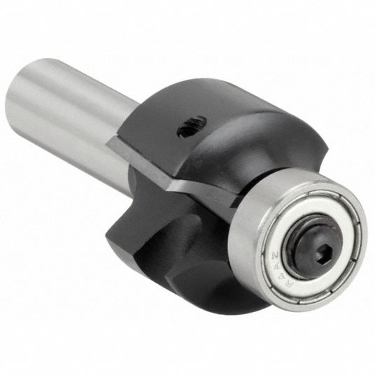 WESTWARD, Fractional Inch, Carbide, Roundover Cut Profile Router Bit ...