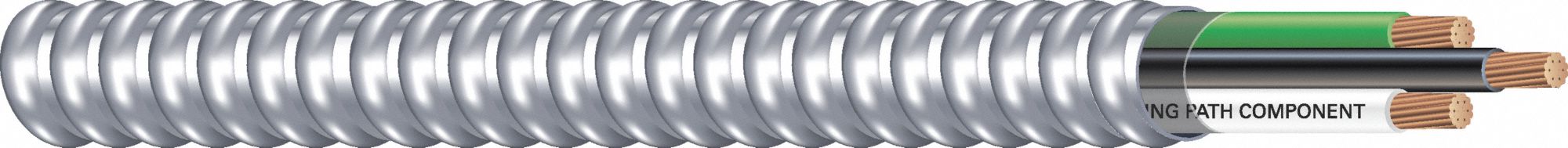 SOUTHWIRE Metal Clad Armored Cable: 12 AWG Wire Size, 2 with Insulated ...