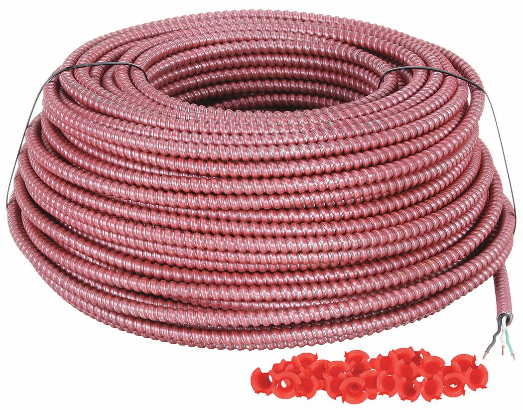 SOUTHWIRE, MC-FPLP, 12 AWG, Metal Clad Armored Cable - 20KZ68|55454002 ...