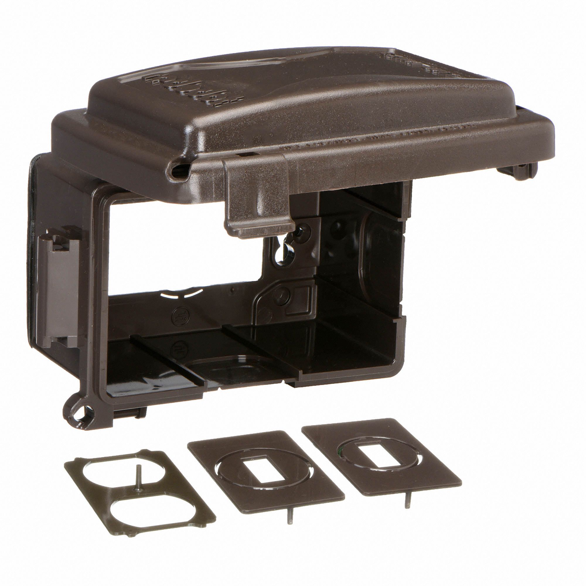 RED DOT While In Use Weatherproof Cover: PVC, 3 1/2 in Dp, Horizontal ...