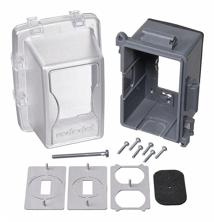 Horizontal or Vertical-Mount While In Use Weatherproof Cover, 1-Gang ...