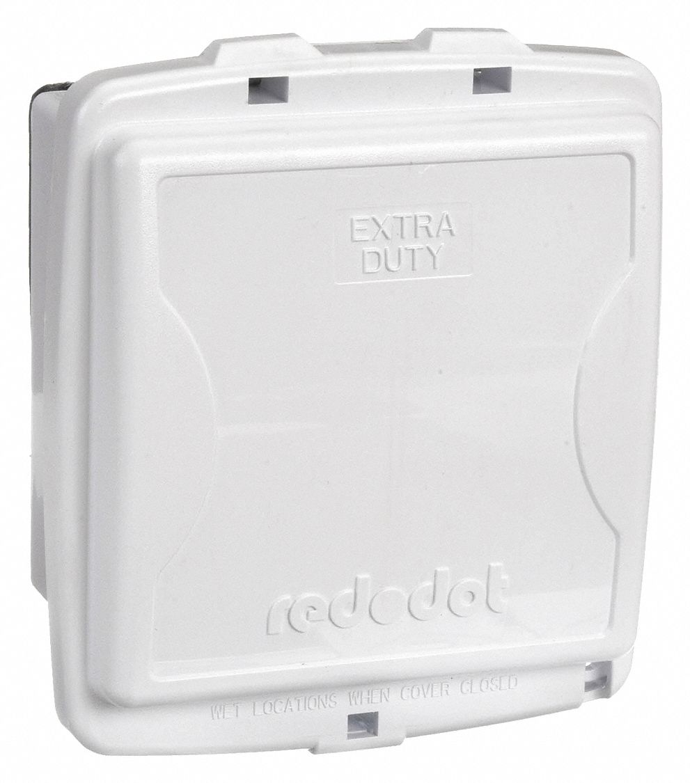 RED DOT, 2 Gangs, Vertical, While In Use Weatherproof Cover - 20LA55 ...