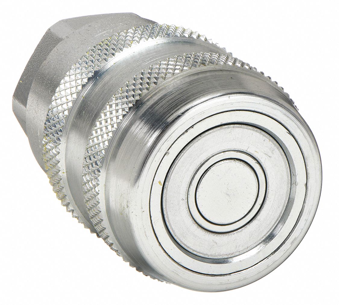 SNAP-TITE, 1/2 in Coupling Size, Brass, Hydraulic Quick Connect Hose ...