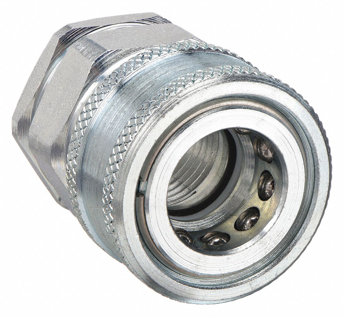 SNAP-TITE, 1/2 in Coupling Size, Steel, Hydraulic Quick Connect Hose ...