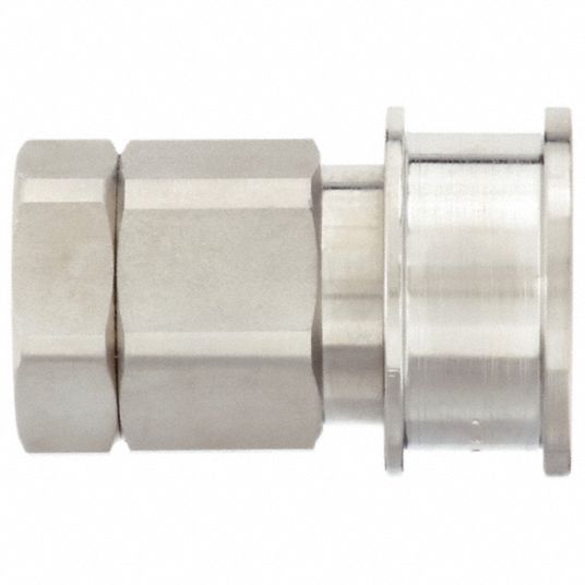 SNAP-TITE, 1/4 in Coupling Size, 316 Stainless Steel, Hydraulic Quick ...
