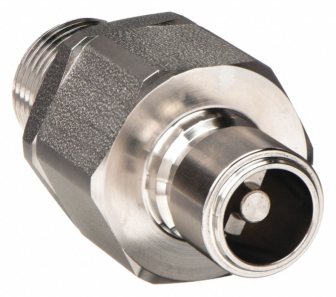 SNAP-TITE, 1 1/4 in Coupling Size, 316 Stainless Steel, Hydraulic Quick ...